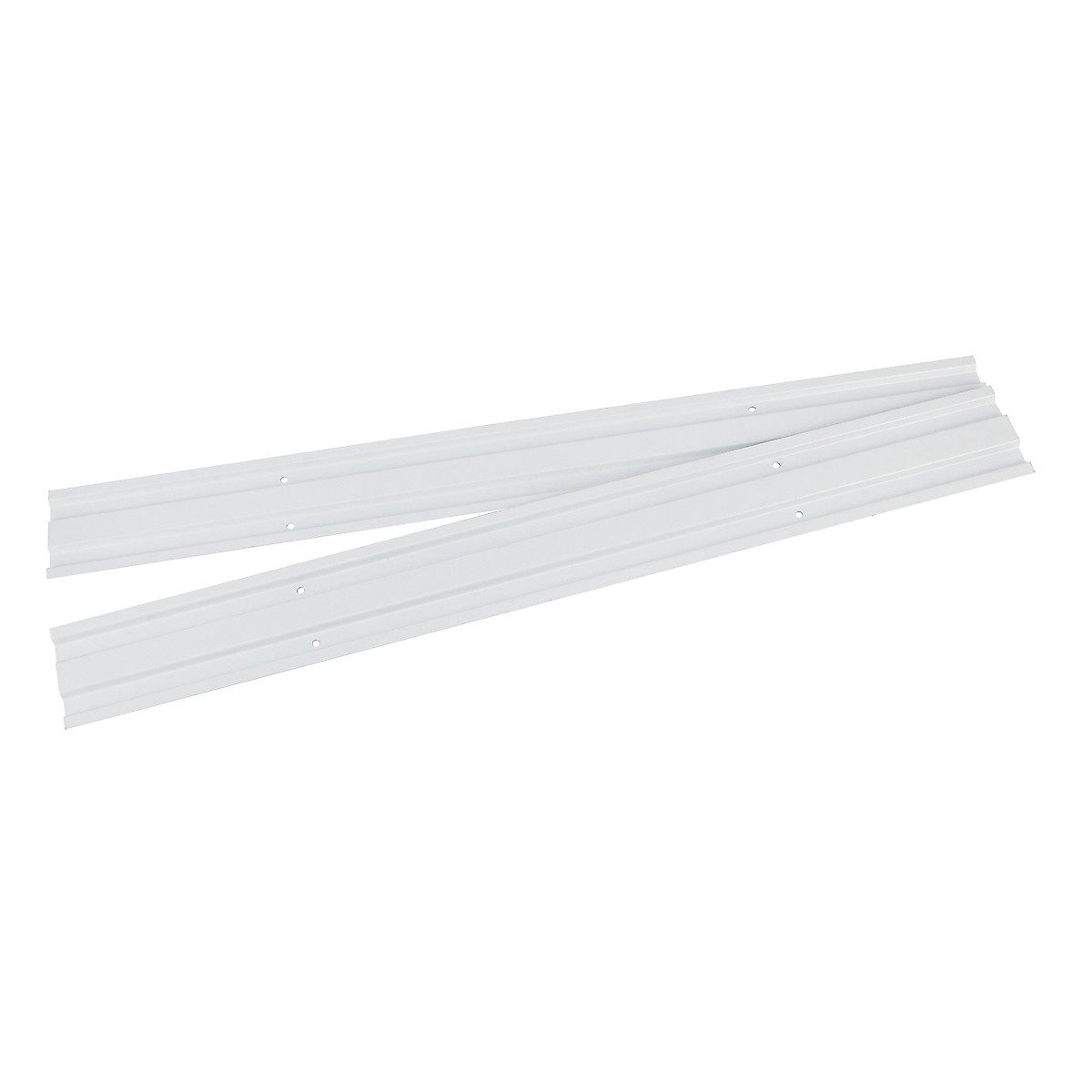 Performance Tool W5169 32-inch Rail Set for Dual Angel Tilt Parts Bins (2 pack), White