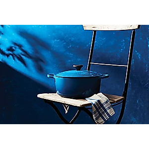 Le Creuset Enameled Cast Iron Signature Round Dutch Oven, 7.25 qt., Marseille