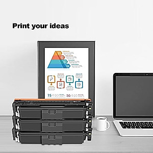 Compatible 069 High Yield Toner Cartridge Replacement for Canon 069H for imageCLASS MF753Cdw MF751Cdw LBP674Cdw Printer (3 Pack)