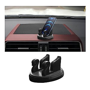zipelo Dashboard Phone Holder, Car Cell Phone Mount, 360° Rotatable Auto Cradle, Swan Design Thickness Adjustable Cellphone Holder, Compatible with Most Smartphones and More