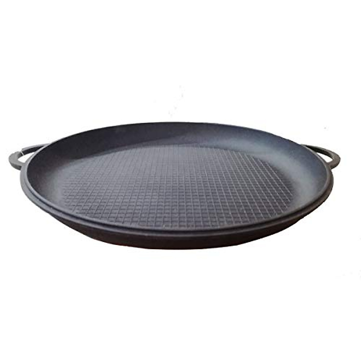 Kazan Uzbek 12 L Cast Iron Pot Plov Making Cookware Insulated Double Handle Dish Heavy Duty Oven with Lid Frying Pan