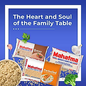 Mahatma Extra Long Grain Enriched Parboiled Rice/Gold Rice, Extra Long Grain Rice Bulk Bag, 32-Ounce Rice Bag