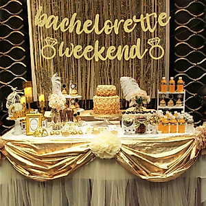Sursurprise Bachelorette Weekend Banner, Bach Weekend Decorations Destination Bachelorette Party Bridal Shower Engagement Wedding Supplies