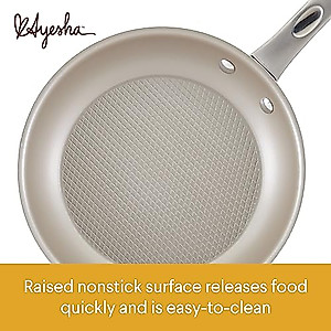 Ayesha Curry Home Collection Nonstick Cookware Pots and Pans Set, 9 Piece, Sienna Red