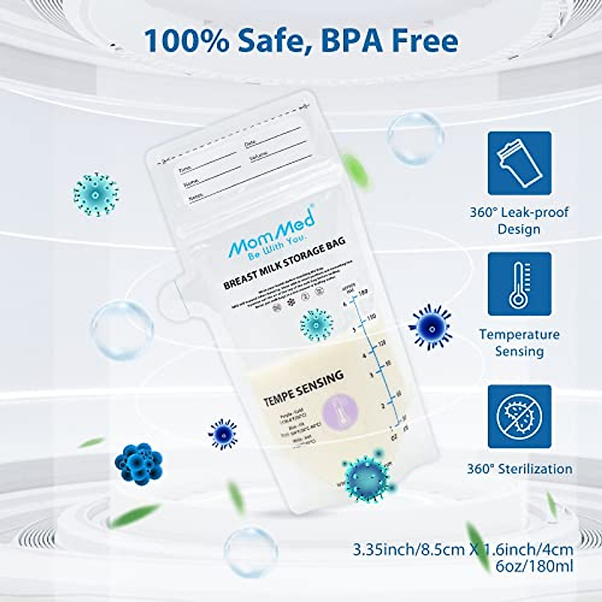 MOMMED Breastmilk Bag (220 Count)