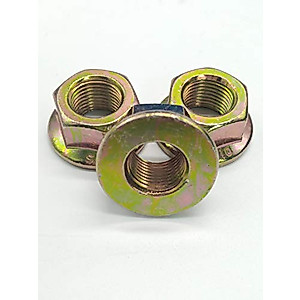 shiosheng 3pcs Aftermarket 712-0417 912-0417 712-0417A 112-0330 912-0417A 285-104 Flange Spindle Blade Pulley Nut for Cub Cadet MTD Toro