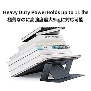 MOFT Invisible Laptop Stand, Lightweight Non-Adhesive 2-Height, Easy Switch Between Devices Computer Desk Stand Fits All Laptops up to 17”