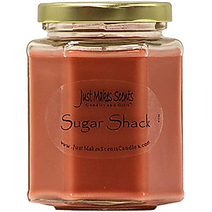 Sugar Shack (Maple, Bourbon & Gunpowder) Blended Soy Candle by Just Makes Scents
