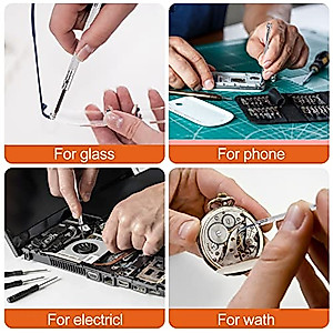 39 Pieces Of Watch Screwdriver Set - Jewelers Screwdriver Set - With 26 Extra Pieces Of Screwdriver Bits - Ideal Tools For Watchmakers, Eyeglass, Electronics, Jewelry, Watches, Eyeglasses, Sunglasses