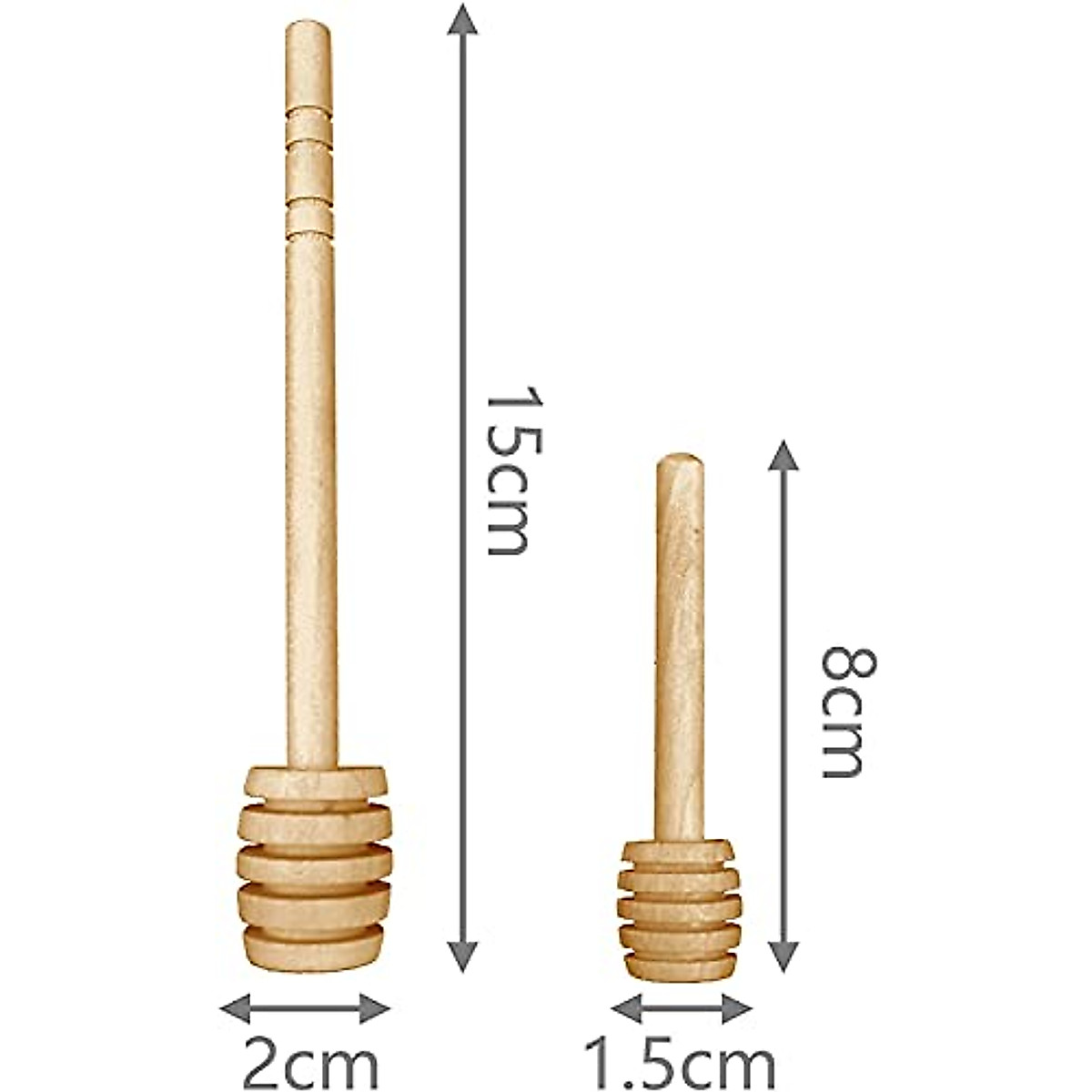 Honey Dipper Wooden Stick- Honey Dipper Honeycomb Stick Honeycomb Spoon Charcuterie Utensils Honey Spoon Honey Server Honey Stirrer Honey Wooden Dipper 3 Inch Wedding Party Gift Craft 20 Pack
