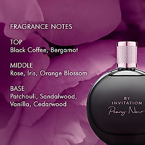 By Invitation Peony Noir from Michael Bublé Fragrances, 1 Fl Oz | Women’s Perfume | Black Coffee, Iris, Rose, Patchouli, Vanilla Perfume | Eau de Parfum | Gift for Women | Vegan & Cruelty Free