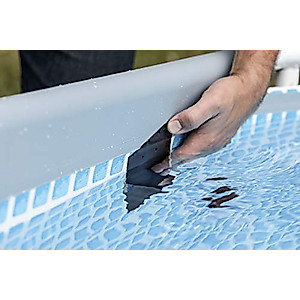 T-REX Waterproof Tape for Wet or Rough / Dirty Surfaces Including Underwater, Leaks, Hose Repair and More, 4" x 5', Black, 1-Roll (285987)