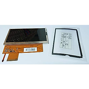 TOTALCONSOLE LCD Screen Replacement for PSP 1000 1001 Series w/Backlight & Cushion Gasket Sony OEM Original, Silver (TC-95222)
