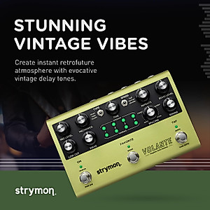 Strymon Volante Magnetic Echo Machine Delay Guitar Effects Pedal for Electric and Acoustic Guitar, Synths, Vocals and Keyboards