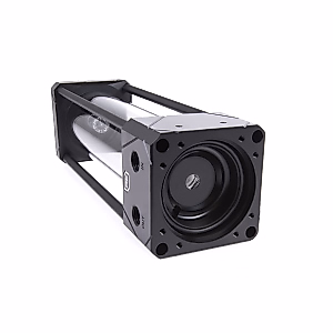 Alphacool Eisbecher Aurora 250mm Glass Reservoir with D5 Body (Pump Not Included), Black/Acetal