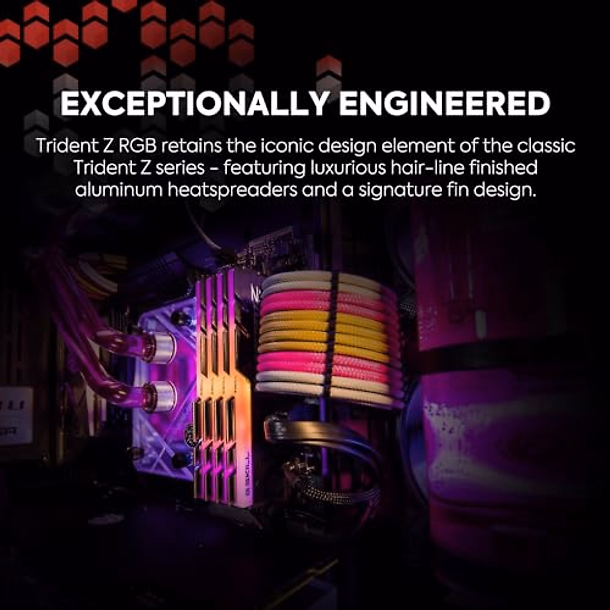 G.SKILL Trident Z RGB Series (Intel XMP) DDR4 RAM 32GB (2x16GB) 3600MT/s CL18-22-22-42 1.35V Desktop Computer Memory UDIMM (F4-3600C18D-32GTZR)