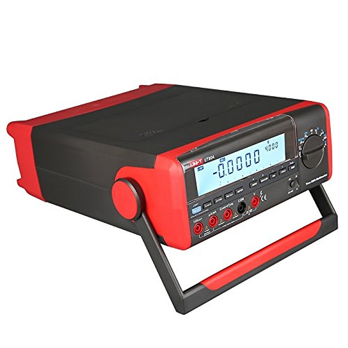 UNI-T UT804 Benchtop True RMS Digital Multimeter Bandwidth 100kHz AC/DC Voltage AC/DC Current Resistance Frequency Capacitance Temperature Diode 39999-count ±(0.025%+5) USB Software, Power: AC 220V