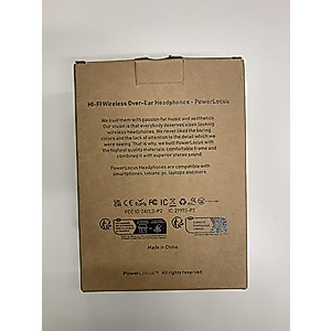 PowerLocus Bluetooth Headphones Over Ear, 40H Playtime with 4 EQ Modes, Wireless Headphones with Microphone, Hi-Fi Stereo Foldable Headset, FM Radio, Micro SD/TF, Deep Bass for Travel/PC/Cell Phones