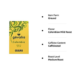 Gevalia Colombia Medium Roast Ground Coffee (20 oz Bag)