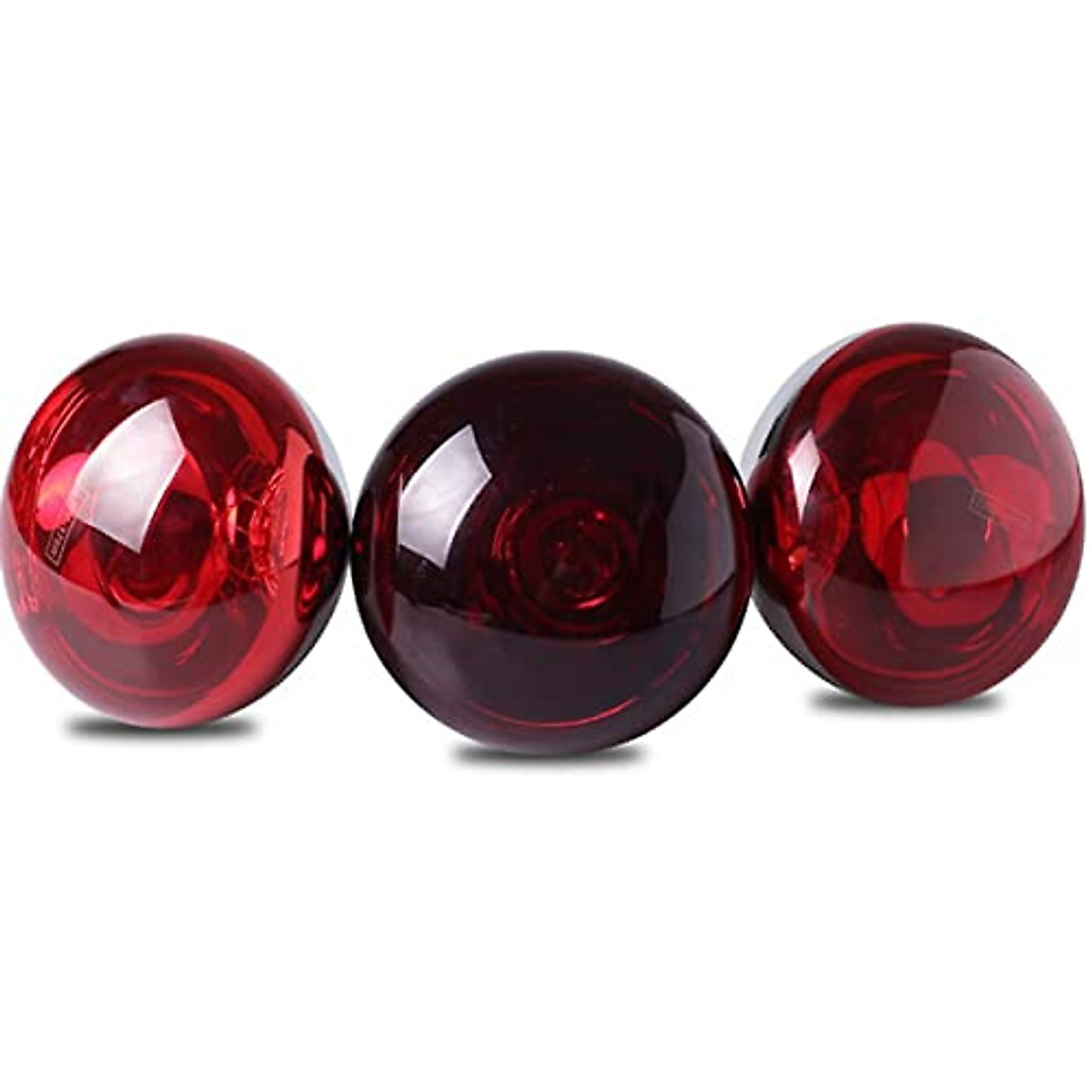 Qixivcom 2-Packs 275W Heat Lamp Bulb Infrared Heating Bulbs Dark Red Light Glass Heat Lamp E26 Waterproof Anti-Explosion Thickened Bulbs for Piglet Chicken Duck Birds Bathroom Light Therapy Use