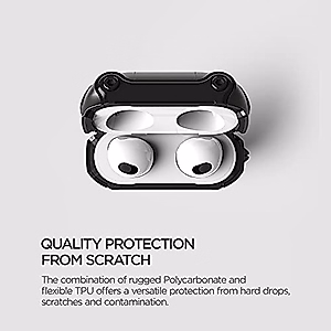 VRS Design Acitve for Apple Airpods 3 Case (2021) (Black)