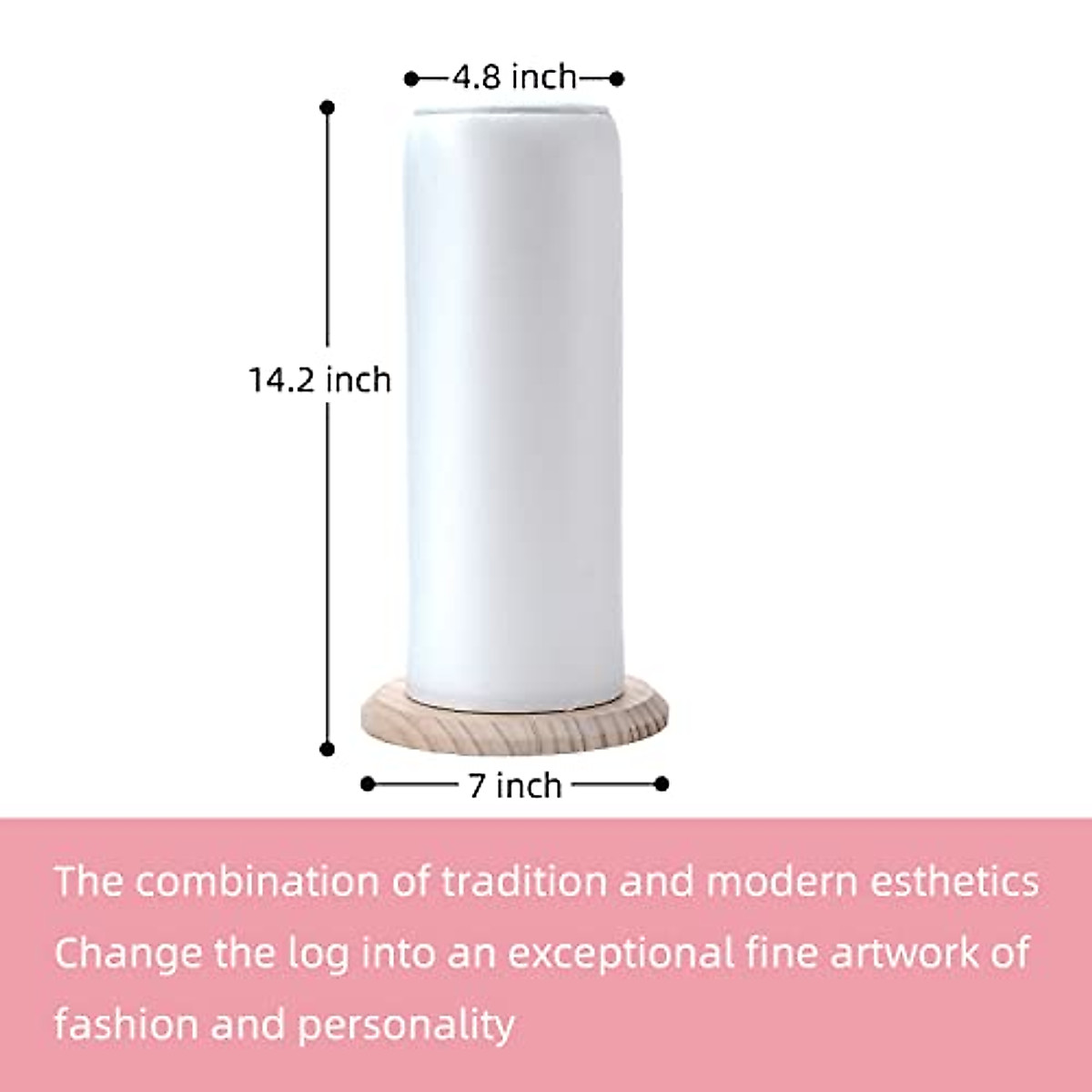 YILANFULL Headband Holder Organizer Display Stand for Women Baby Girl kids Toddler Gifts Vertical(white)