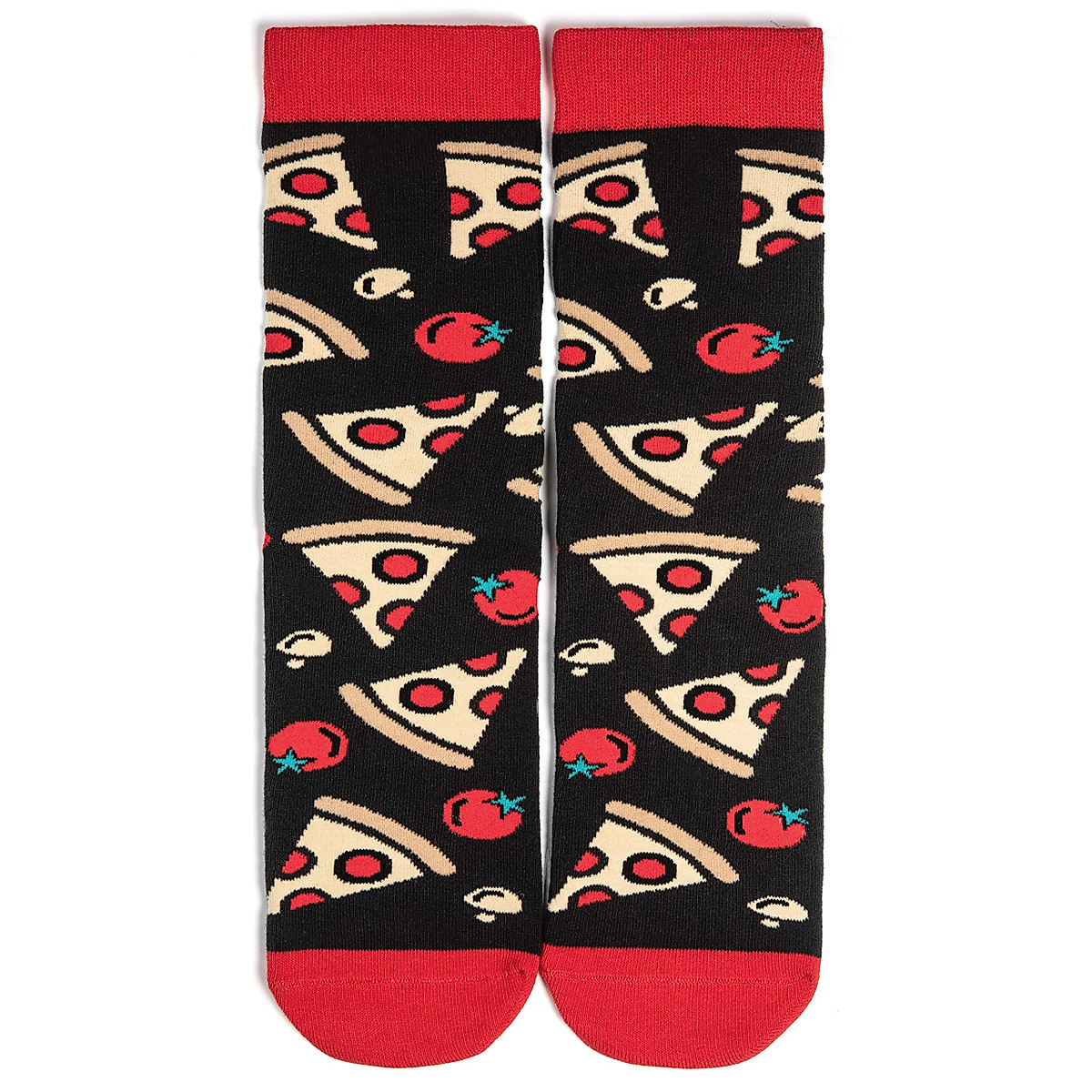 Lavley If You Can Read This, Bring Me Funny Socks - Novelty Gifts for Men, Women and Teens (US, Alpha, One Size, Regular, Regular, Pizza)