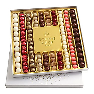 Chocolate Gift Baskets for Women | 10 Flavors 100 + Milk Caramel Candy | Prime Birthday Gifts | Unique Food Treats for Family Holiday Delivery Ideas | Bonnie & Pop