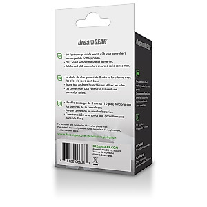 Charge & Play Duo Black for dreamGEAR Xbox ONE,one Size,DGXB1-6606