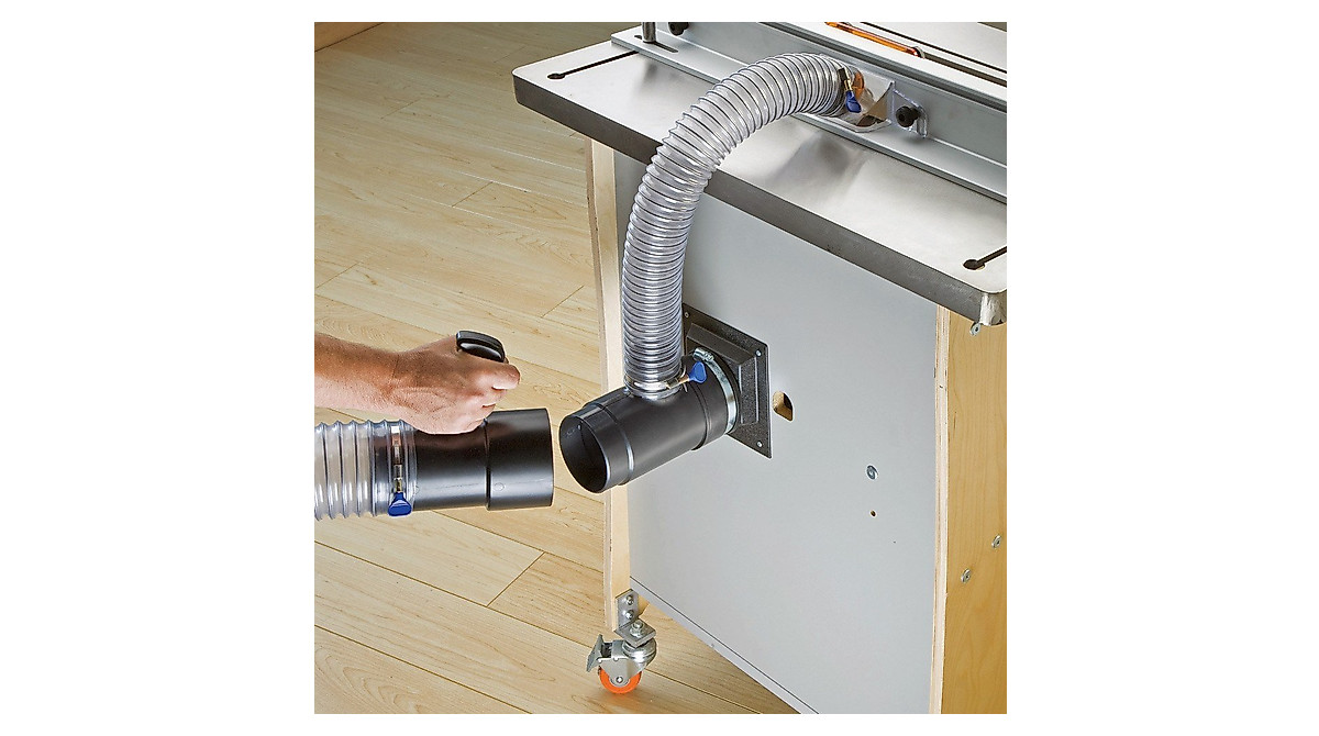 Dust Right Router Table Port for Effortless Dust Collection