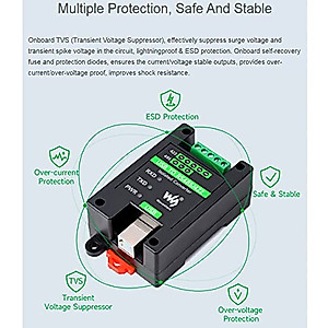 USB to RS485/422 Converter Onboard FT232RL and SP485EEN Chip, Industrial Isolated Adapter with Multiple Protection, Up To 1.2km Transmit Distance Linux, Android, WinCE, Win11/10/8.1/8/7/XP, Etc