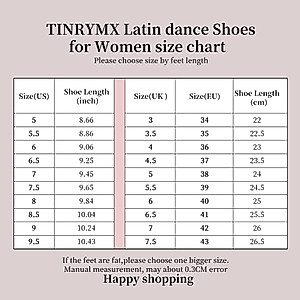 TINRYMX Womens Latin Dance Boots Open Toe Ankle Ballroom Professional Party Salsa Dance Shoes,US 7