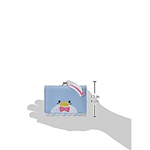 Aldi MK1 Women's Tri-Fold Gamaguchi Character Sanrio Wallet, Tuxedo Sam
