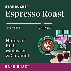 Starbucks Ground Coffee—Dark Roast Coffee—Espresso Roast—100% Arabica—1 bag (28 oz)