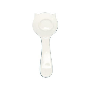 Pavilion - Cat Hair - 10" Housewarming Decorative Cat Shaped Spoon Rest Holder Pet Feline Kitty Kitten Rescue Adoption Animal Pet Parents Mom Dad Present