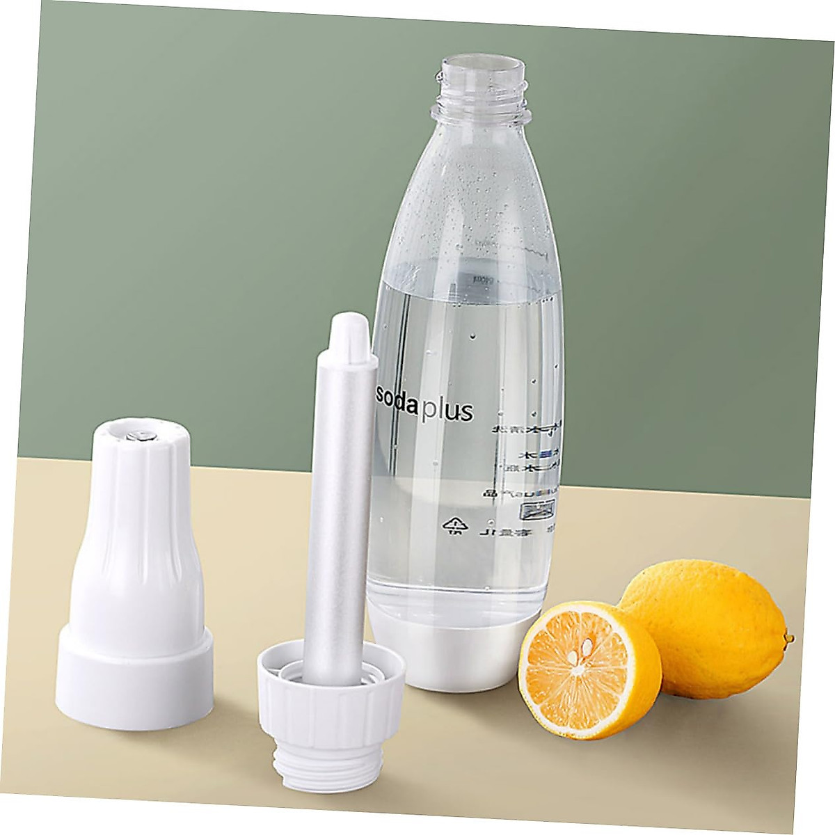 NOLITOY 2 Pcs Sparkling Water Machine Water Maker Carbonating Bottles Carbonated Drink Maker Soda Water Making Tool Water Carbonator White Food Grade Bpa Manual Carbonated Water