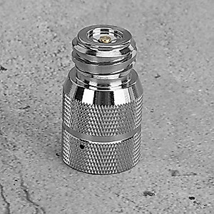 Fdit CO2 Cylinder Adapter,Air Fitting Quick Connect Coupler for TR21-4 Male Thread to G1/2 Type30 Female Thread