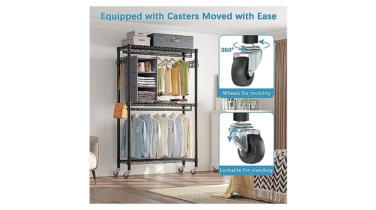 VIPEK V12E Heavy Duty Garment Rack for Clothes Storage