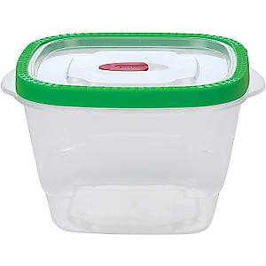 Hansi Naturals goodcook Flex Trim Food Storage Clear Containers with Vented Colored LIds, 16 Piece Value Pack