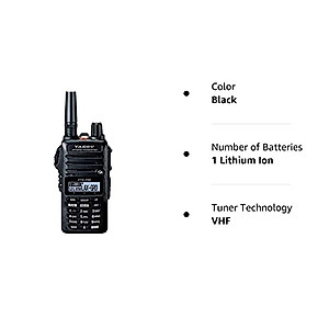 Yaesu FTA-250L Handheld VHF Airband Transceiver (Comm only)