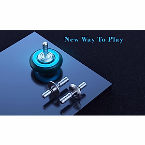 YIJO Fidget Spinner, Colorful Glow in The Dark, High Speed and Silence, Cool Metal Mechanical Gear Shape Design with Skull Symbol, Anti-Anxiety and Stress Release for Kids and Adults