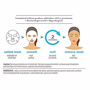 Burt's Bees Purifying Sheet Mask With Kiwi Extract Mask, 0.33 Ounce