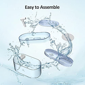 Petory Cat Water Fountain - Pet Water Fountain for Cats Inside, 84Oz/2.5L Automatic Cat Water Dispenser with 2 Replacement Filters