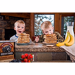 Kodiak Cakes Power Cakes All Natural Non GMO Protein Pancake/Flapjack/Waffle Mix, Buttermilk, 20 Ounce