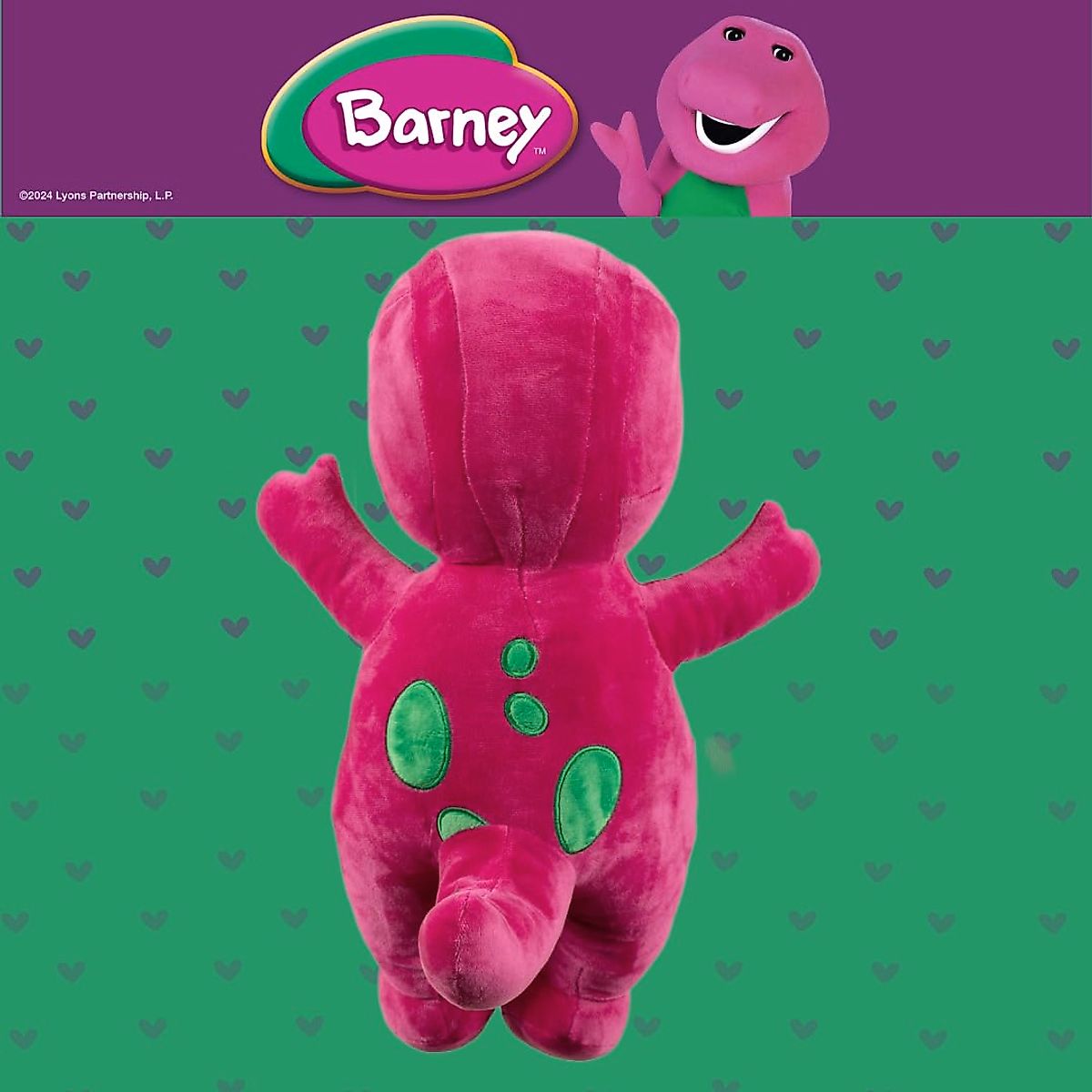 Franco Bedding Super Soft Plush Decorative Throw Cuddle Pillow, Standard, Barney