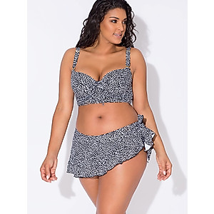 Smart & Sexy Women's Swimwear Lightly Lined Underwire Bikini Top, Fresh Water Pearl, 34D