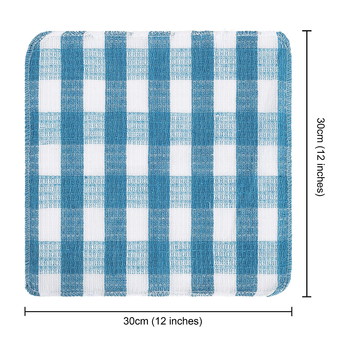 American Linen 18 Cotton Kitchen Dish Cloths Value Pack– Vibrant, Reusable and Washable Dish Cloths -18-Pack Set Quality Hand Cloths 12x12 inches Waffle Weave Total Weight 400 Grams