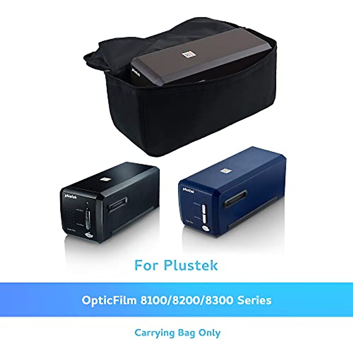 Compact Document Scanner Carrying Case – Travel Bag for Fujitsu ScanSnap ix1300, Plustek, Epson and Brother Scanner use. Dust-Proof, Anti-Static, Dust Cover & Protector.