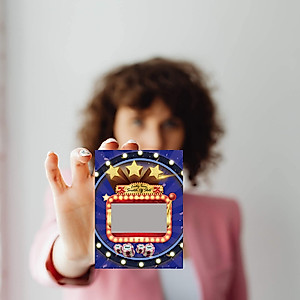 juccybe Casino Games Scratch Off Gambling Cards for Fun Vegas Casino Gambling Games Night Party Supplies, 30 Pack Slot Machine Theme Designed Cards Including 4 Winning 777 Game Cards