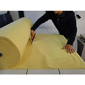 Kevlar Felt - 1 Yard - 36 Inches by 40 Inches - Used for Canoe kayak to Protect Boat bottoms from rocks, oysters, sand, and virtually any object That would normally puncture The bottom - 3.5 ounce